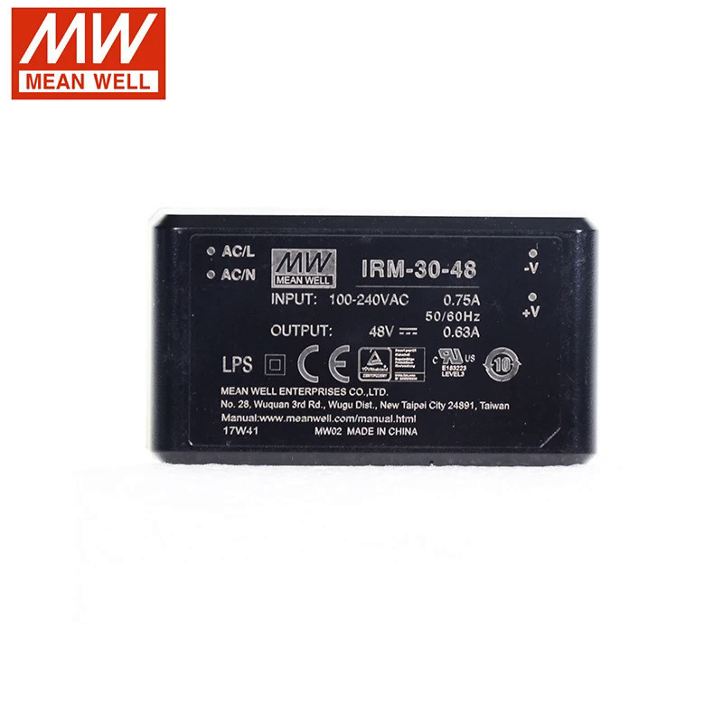 MEAN WELL IRM-30-48 30W PCB assemble Encapsulated Power Module 110V ...