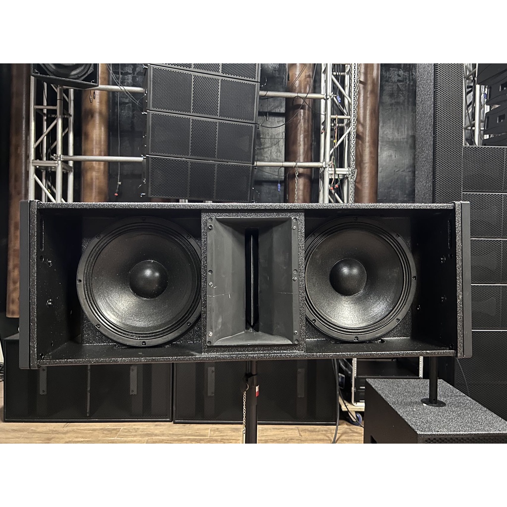 dual 12 inch 2 ways line array speaker professional sound system ...