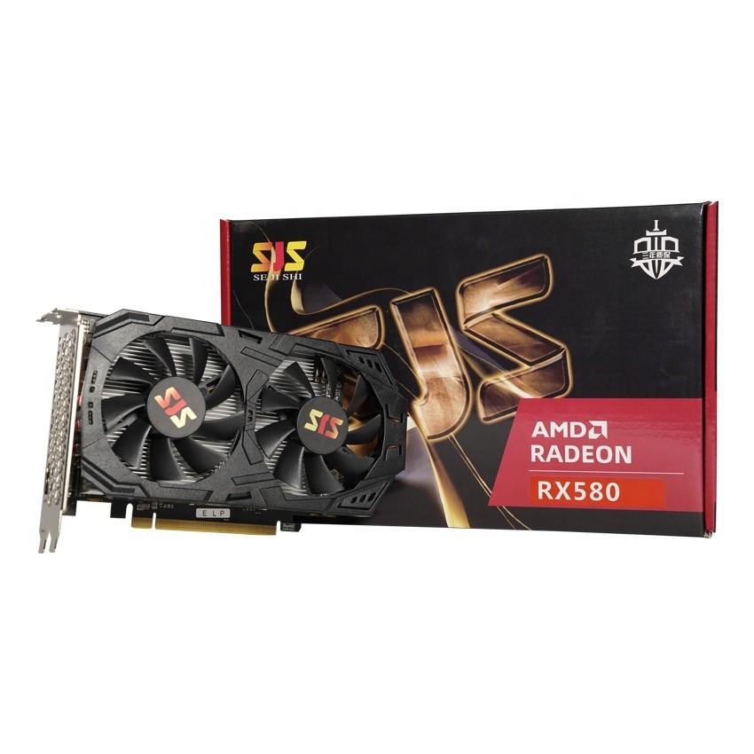 PC Gaming Card RX 580 8G 2048SP 256Bit GDDR5 GPU Placa grafica AMD ...