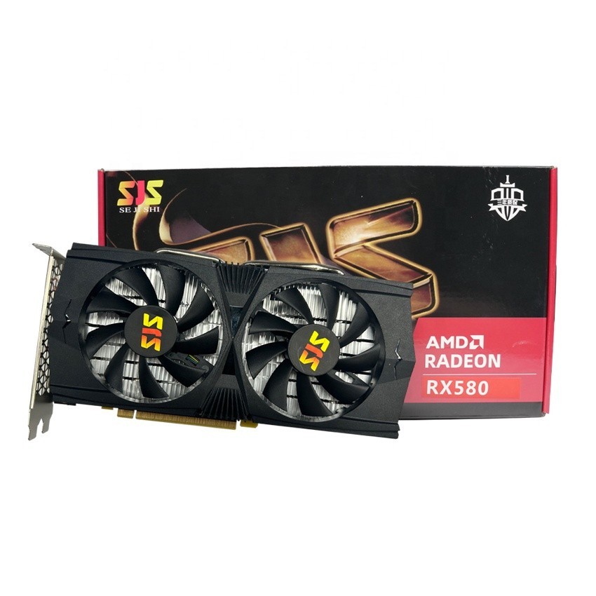 Gaming Video Card RX580 8G 2048SP GDDR5 AMD GPU Graphics Cards Gamer ...