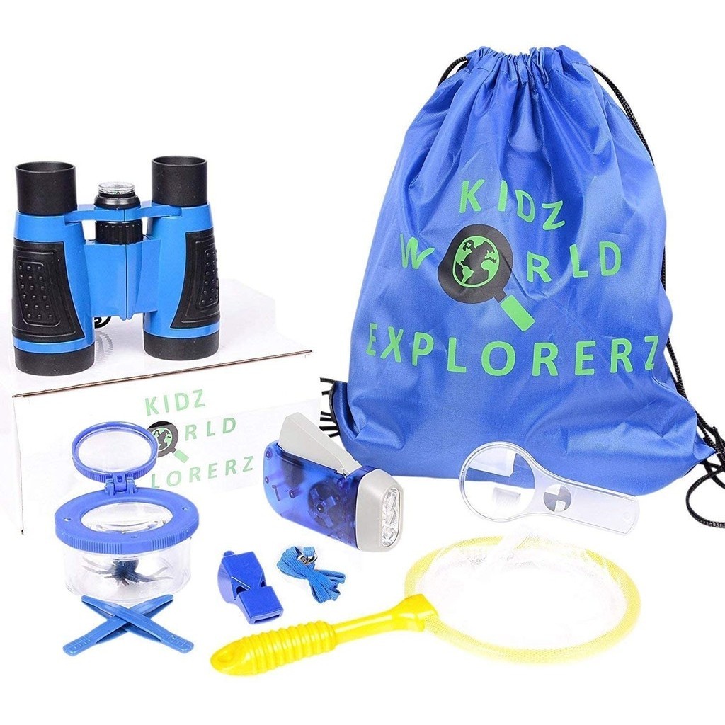 Outdoor Exploration Kit 8 Piece Kids Binoculars Set, Great Kids Gift ...