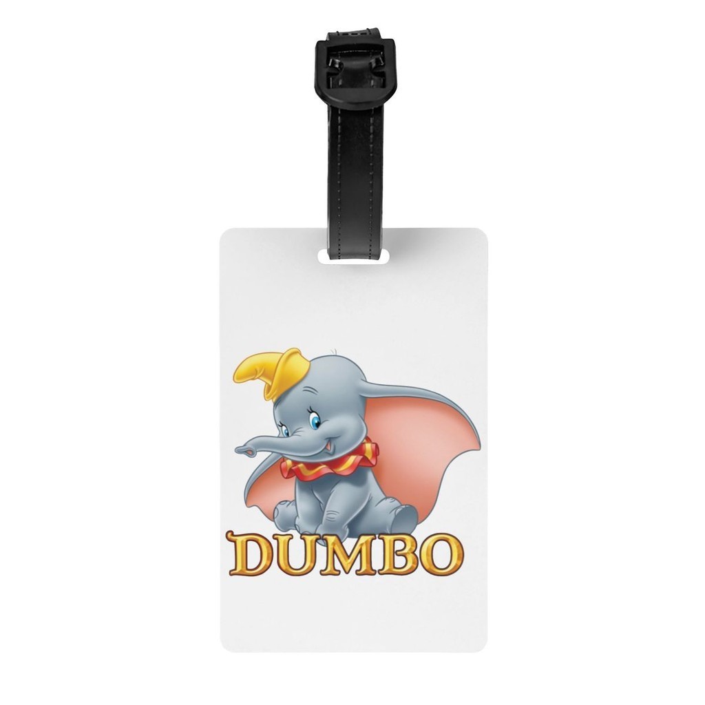 Dumbo Cartoon Luggage Tag Travel Bag Suitcase Privacy Cover Name ID ...