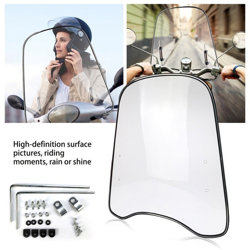 Airflow Adjustable Windshield Motorcycle Electric Vehicle Accessories ...