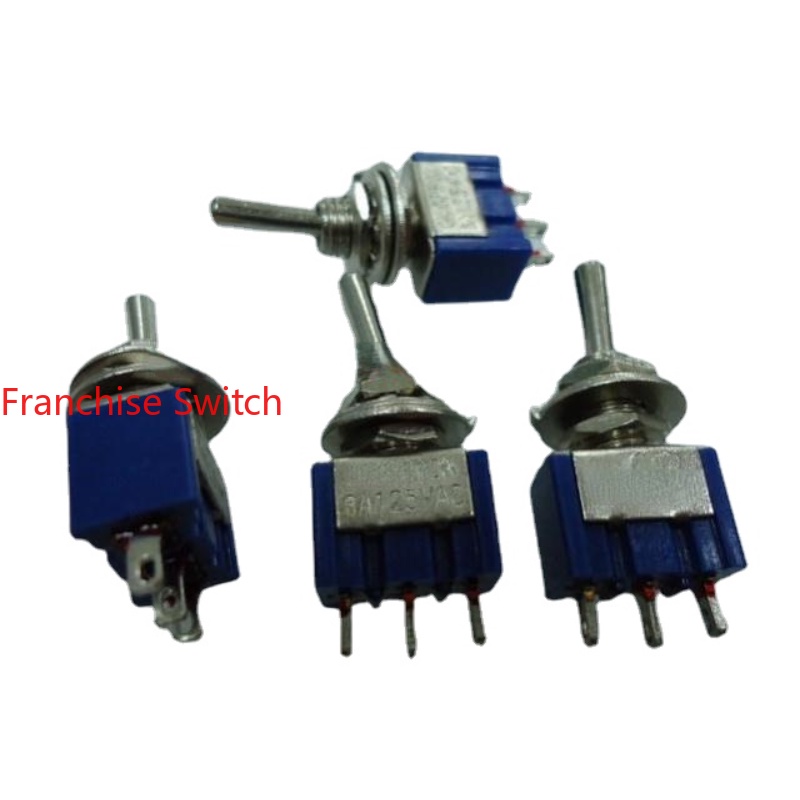 ☹10PCS High-quality Toggle Switch Shakes The Rocker To MS-103 ON-OFF-ON ...