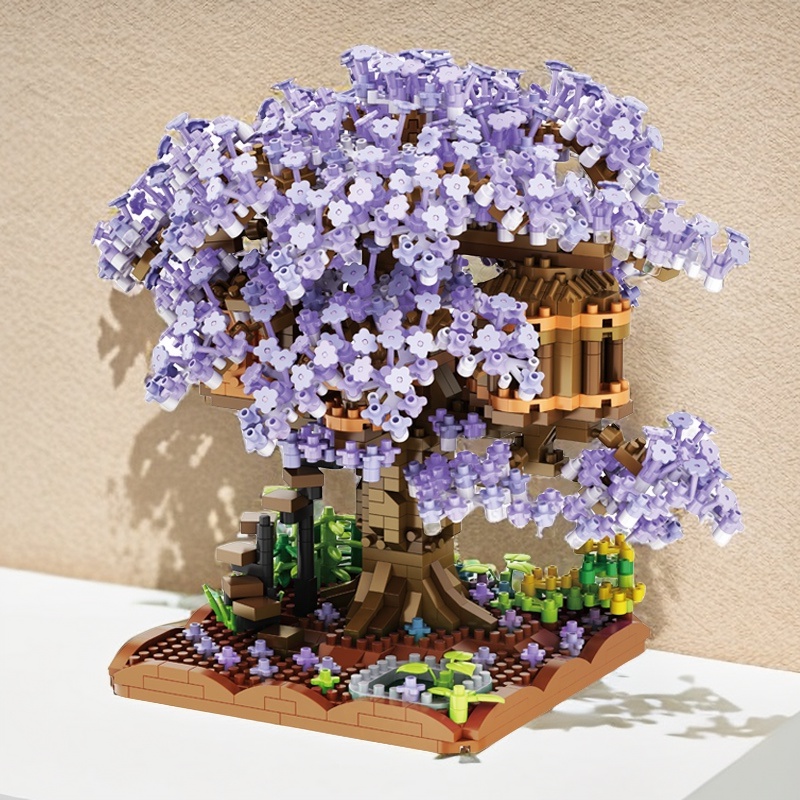 【SARA】Sakura Tree House Building Blocks Compatible with Lego Girls ...