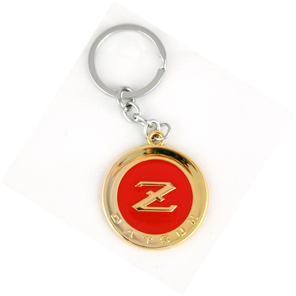유Gold Red DATSUN Z Car Nameplate Key Chain Keychain Key Ring Fit for ...