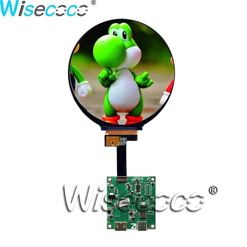 Round LCD Display 4 Inch 720*720 IPS Screen Circular Module MIPI Type-c ...