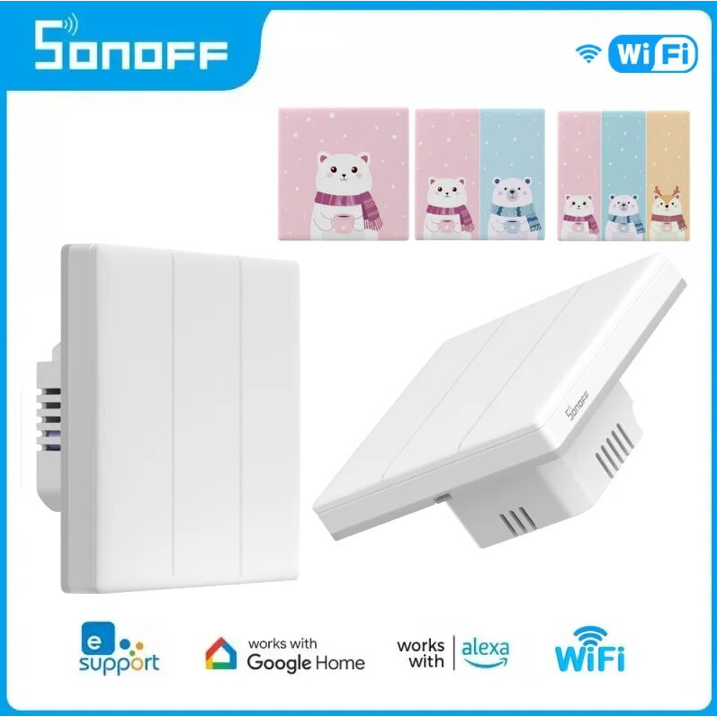 ♞SONOFF T5 TX Ultimate Smart Wall Switch Full Touch Access LED Light ...