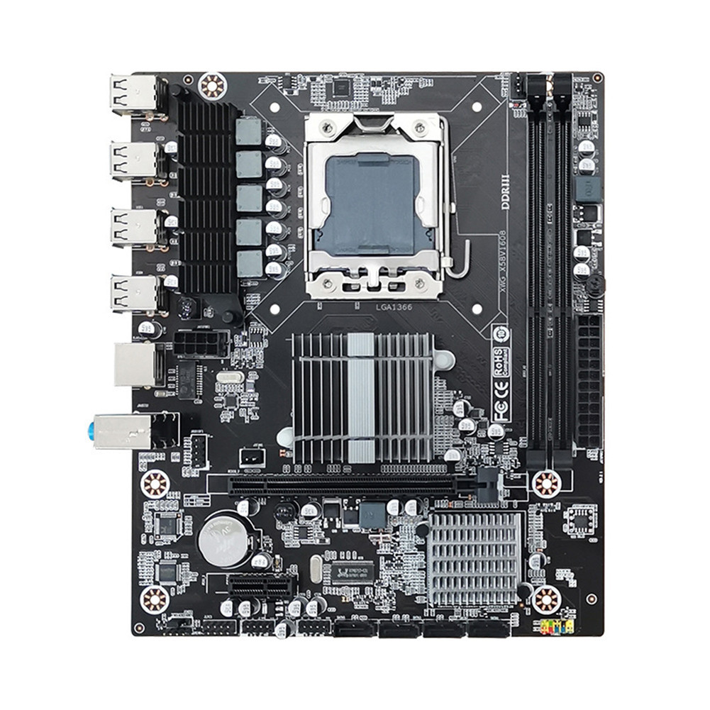 ⚖X58 LGA 1366 Mainboard Dual Channel PC Motherboard DDR3 Memory ...