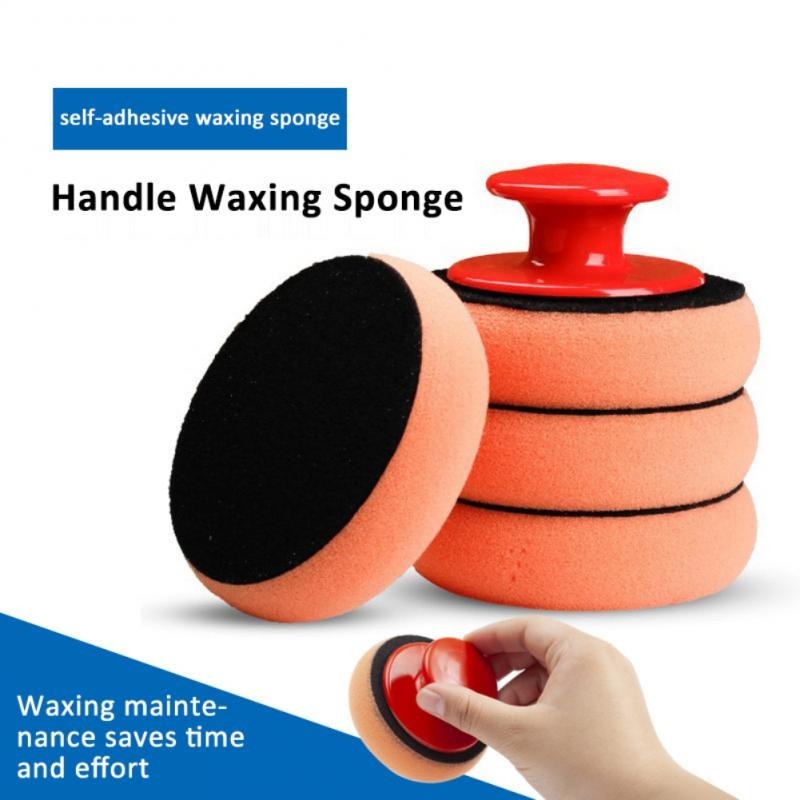 ~Reused For Auto Polisher Waxing Sponge Car Wash Wax Polish Pad With ...
