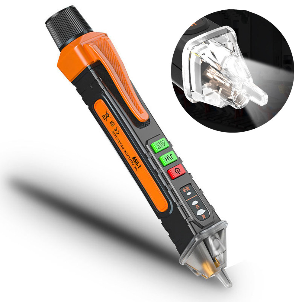 Voice Broadcast Non-Contact Voltage Tester 12V-1000V Dual Range ...