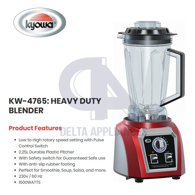 Kyowa Blender Heavy Duty 2.25 Lts Original w/ 1 Year Warranty KW 4765 ...