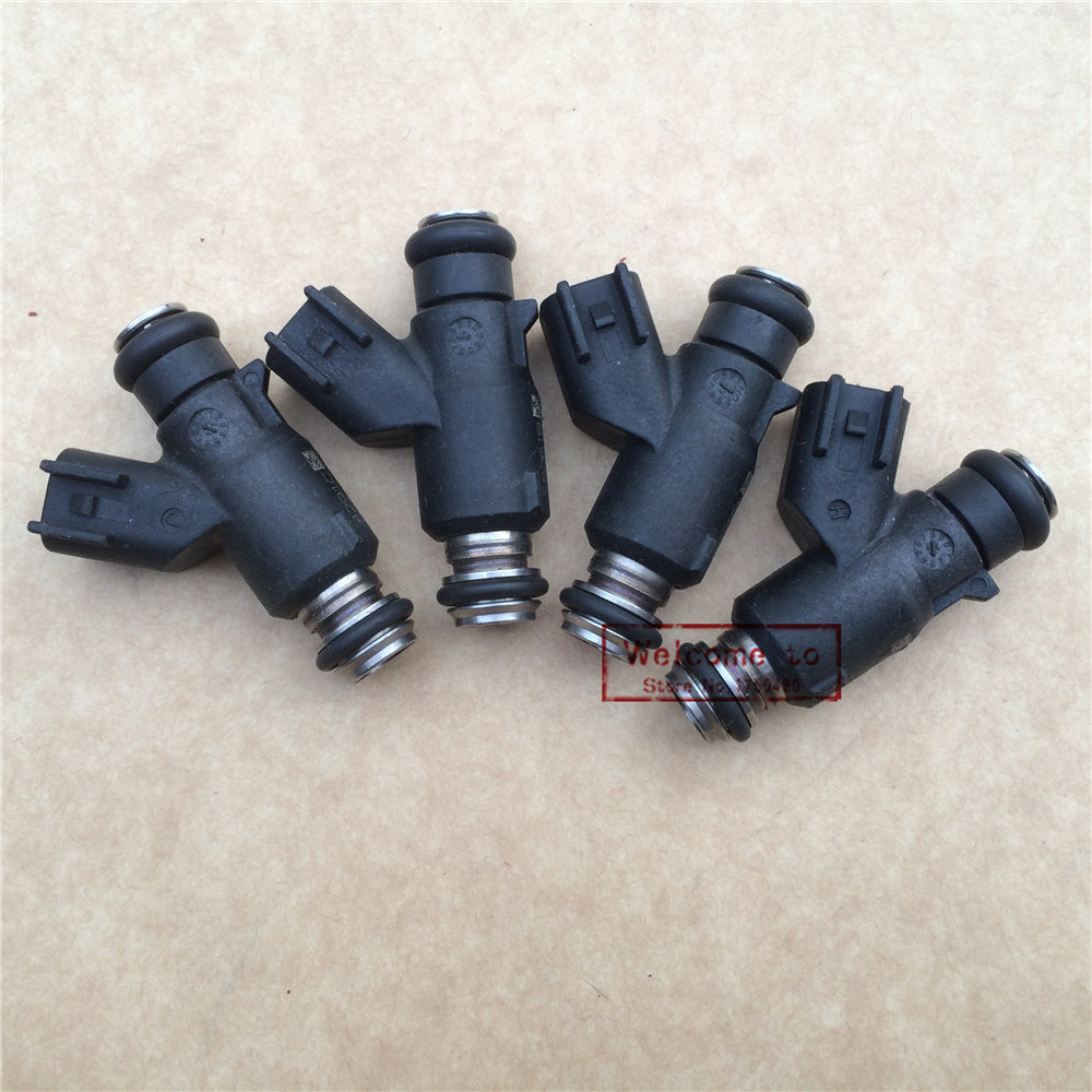 ♣(4pcs/lot) AUTO SPARE PARTS ORIGINAL Fuel Injector Injection Nozzle 4 ...