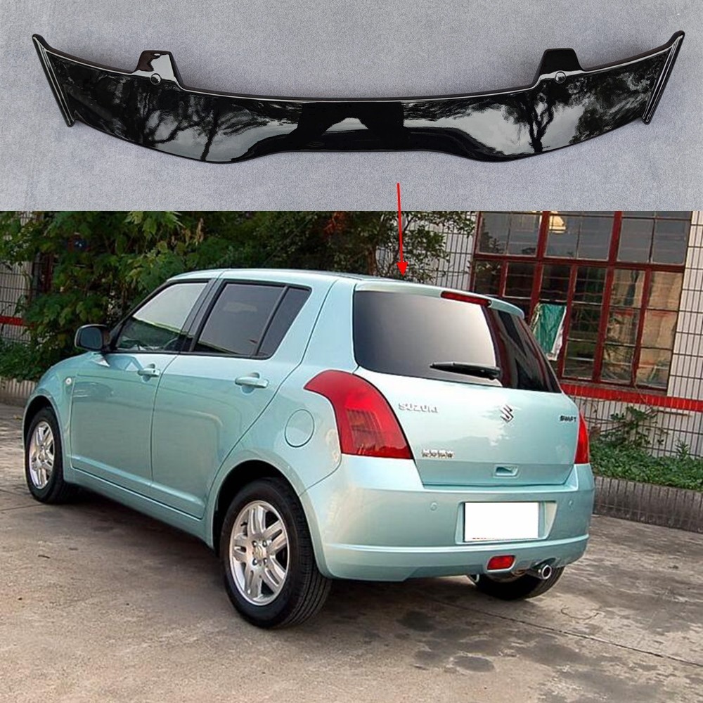 ☸Universal Spoiler For Suzuki Swifts/ alto Spoiler ABS Plastic Carbon ...