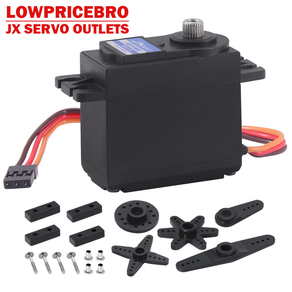 JX PS-5521MG 20KG Large Torque Metal Gear Standrd Analog Servo for RC ...