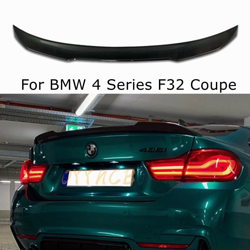 For BMW 4 Series F32 Coupe 428i 435i CS Style Carbon Fiber Rear Spoiler ...