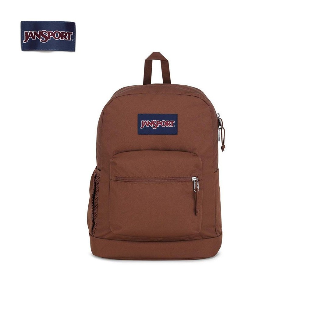 JanSport Cross Town Plus Backpack Basic Brown 26L | Shopee Philippines