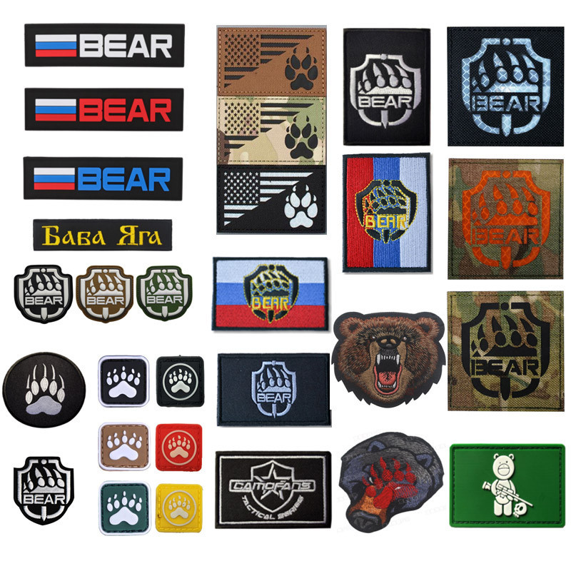 ☠IR Russia Escape From Tarkov USEC BEAR Embroidered Patch Russian Game Infrared Reflective/PVC ...