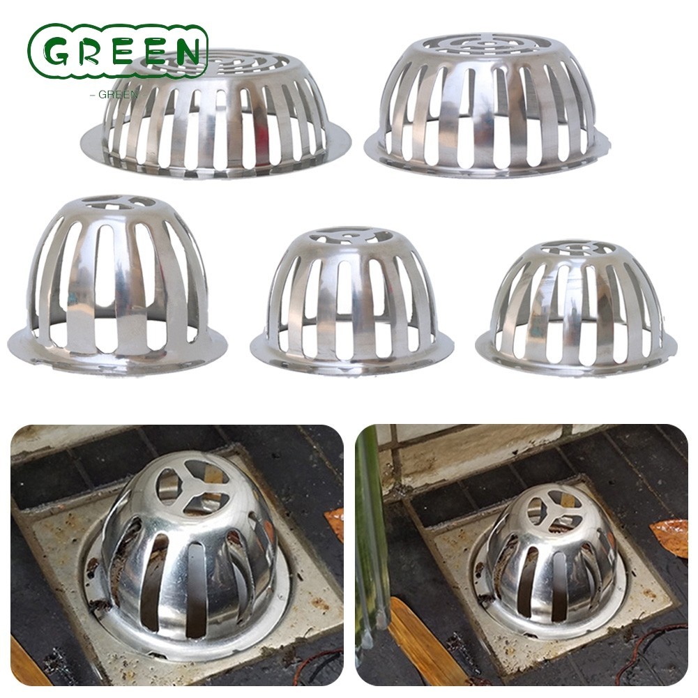 1*Stainless Steel Balcony Drainage Roof Round Floor Drain Cover Rain ...