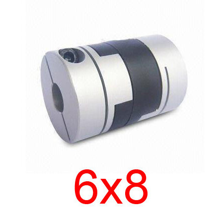 6x8 6mm 8mm double slider coupling,oldham type shaft flexible coupling ...