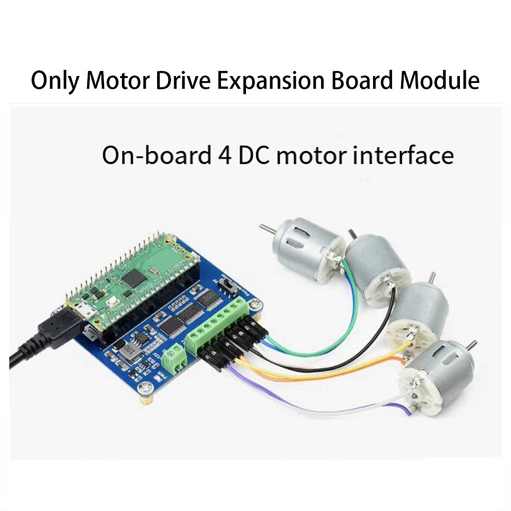 ️For Raspberry Pi Raspberry Pico Expansion Board 4-Way DC Motor ...