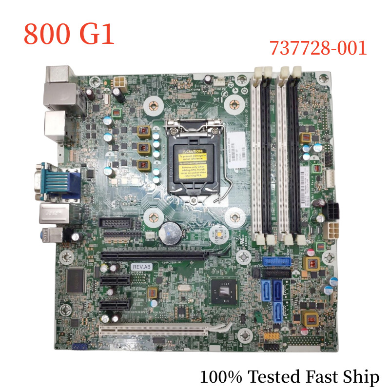 ๑737728-001 For HP EliteDesk 800 G1 Motherboard 717372-002 737728-501 ...