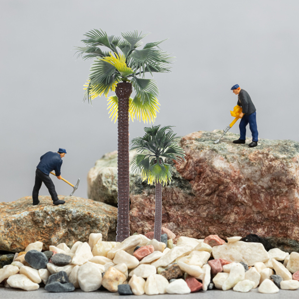 ⊰Tree Model Palm Trees Landscape Scenery Miniature Green Diorama ...