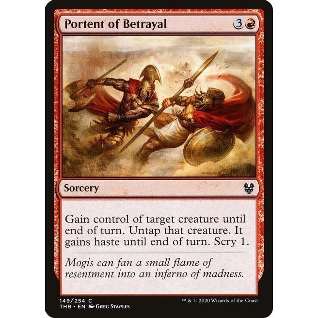 Portent of Betrayal - Magic The Gathering (MTG) | Shopee Philippines