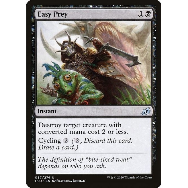 Easy Prey - Magic The Gathering (MTG) | Shopee Philippines