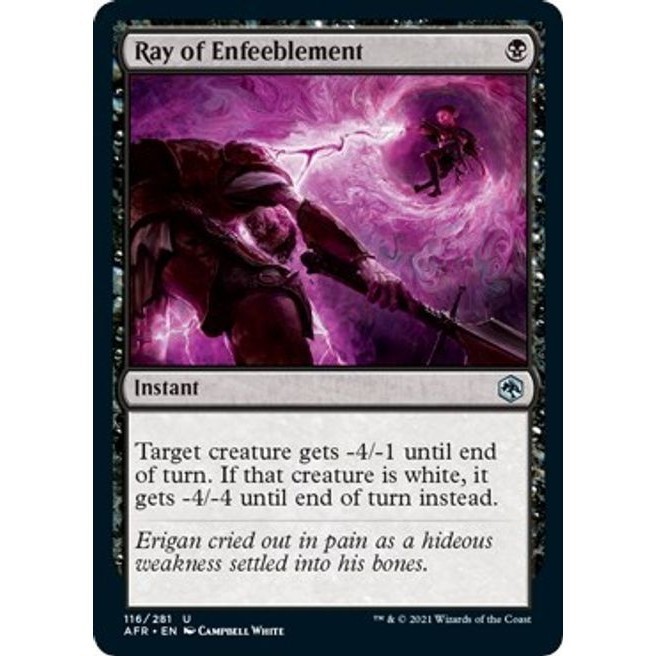 Ray of Enfeeblement - Magic The Gathering (MTG) | Shopee Philippines
