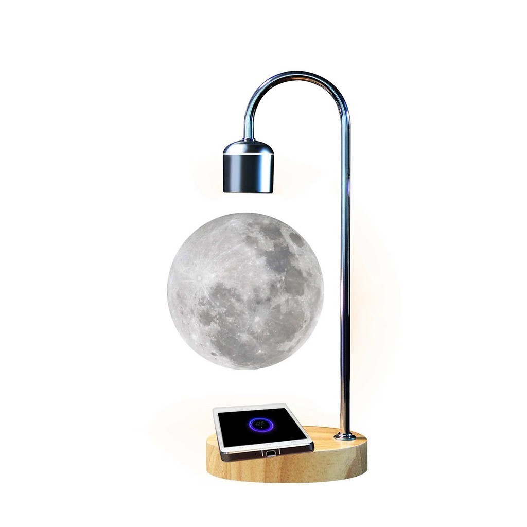 Trendy Magnetic Levitating Floating Moon Lamp 3D Printing lamparas de ...