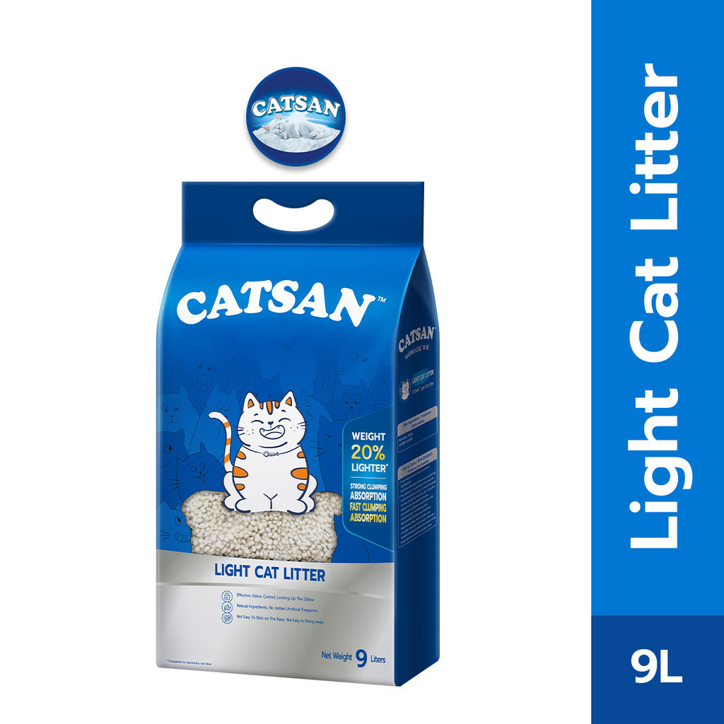 CATSAN Light Cat Litter Sand for All Ages 9L | Shopee Philippines