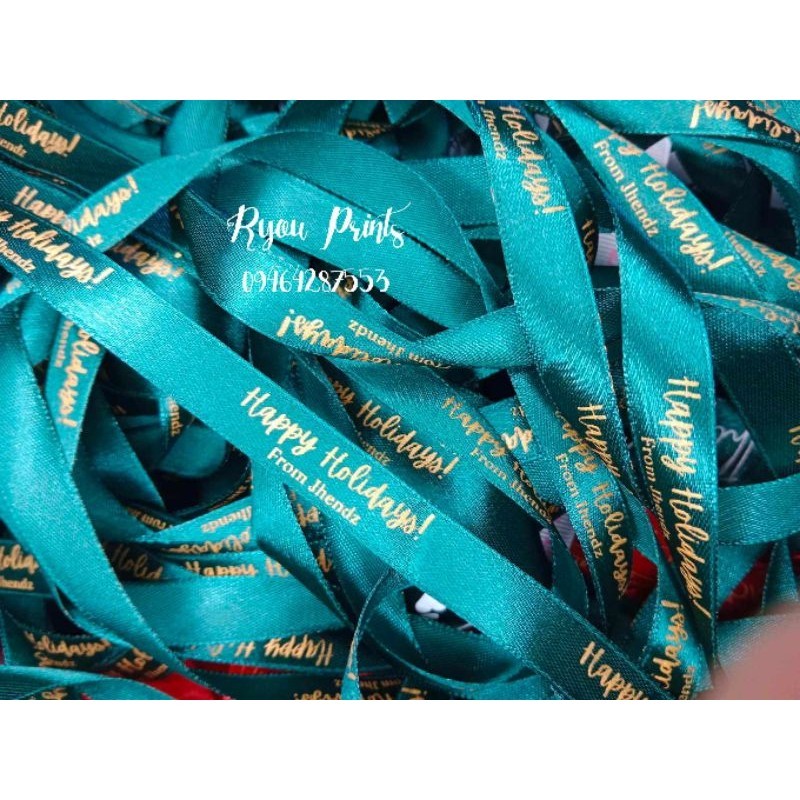 Personalized Ribbons (Silkscreen printing) | Shopee Philippines