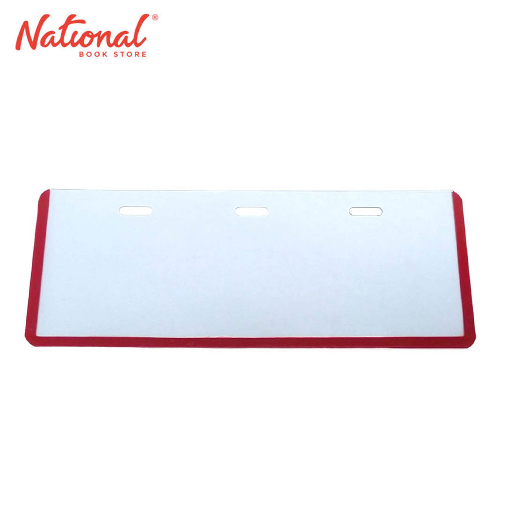 Long Life ID Name Plate 3 Hole Transparent 18x5.5cm - School Supplies ...