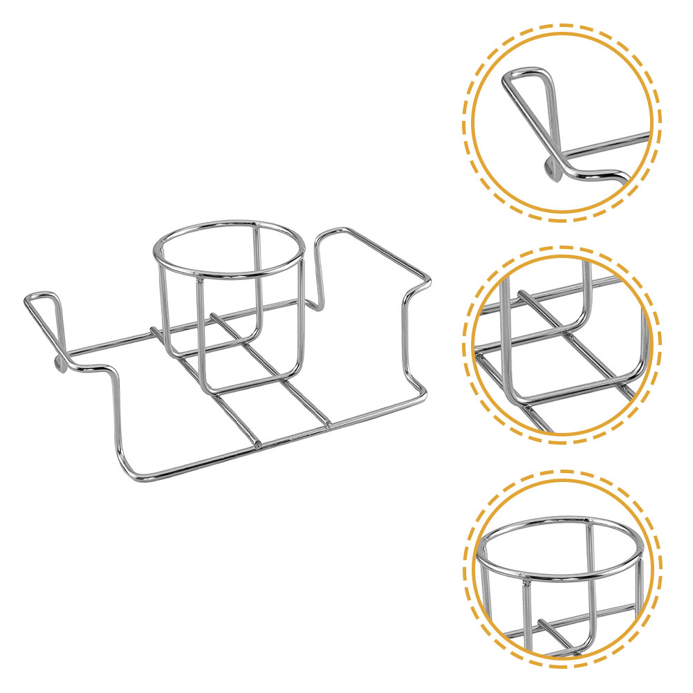 Folding Chicken Rack Turkey Roasting Grill Roaster Holder Beer Can ...