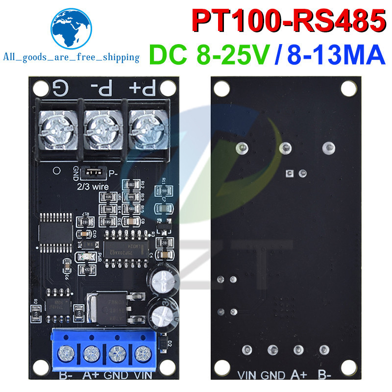 PT100 Platinum Thermal Resistance RTD Temperature Sensor Transmitter ...
