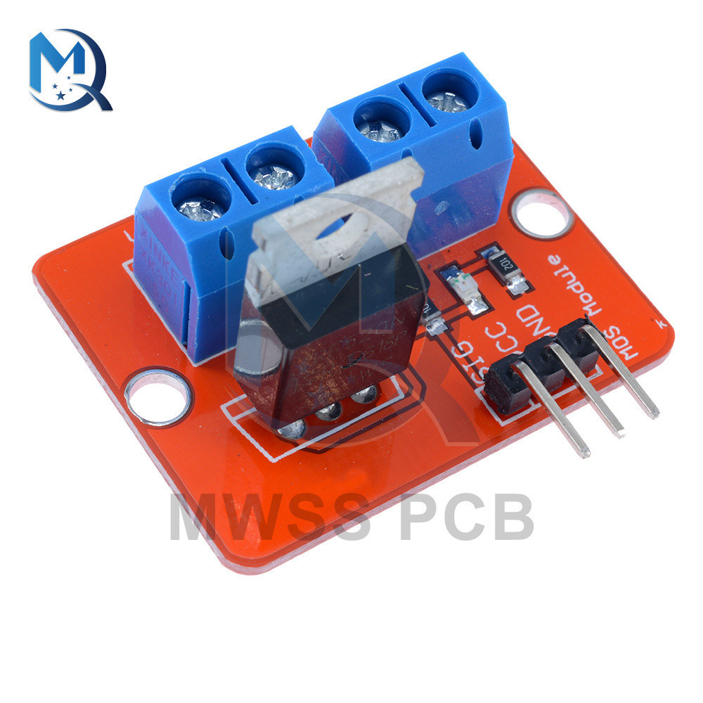 유irf520 Mosfet Module 0 24v Top Mosfet Button Irf520 Mos Driver Module