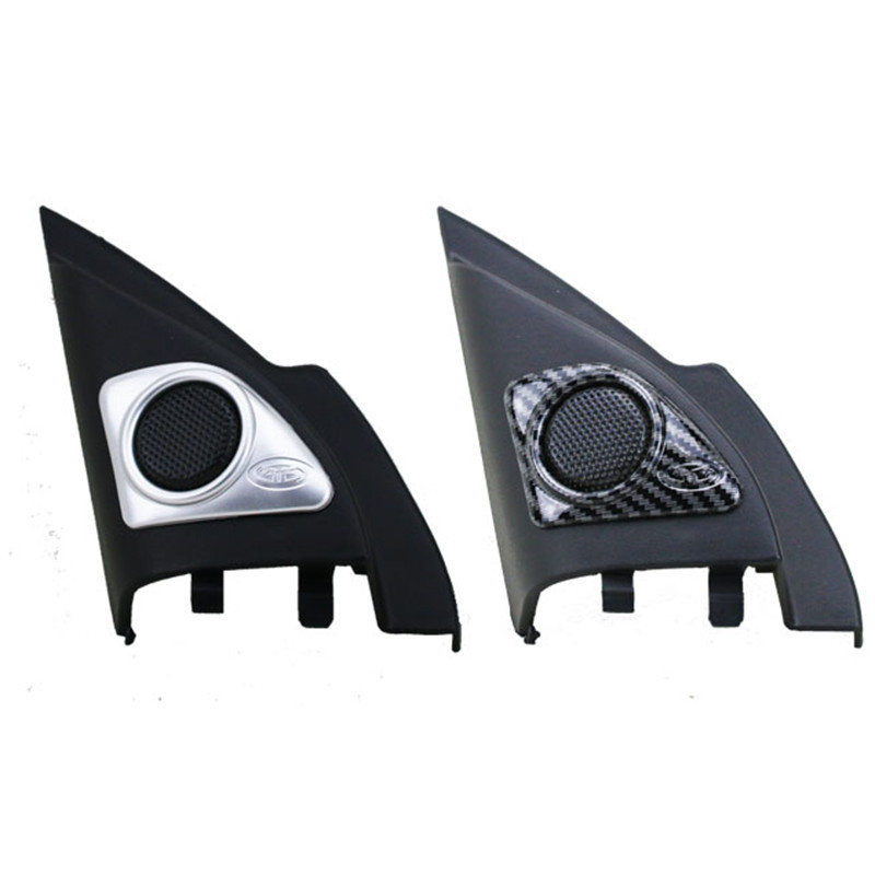 ☆Auto Carbon Fiber or Silver Triangular Plate Horn Tweeter Speaker ...