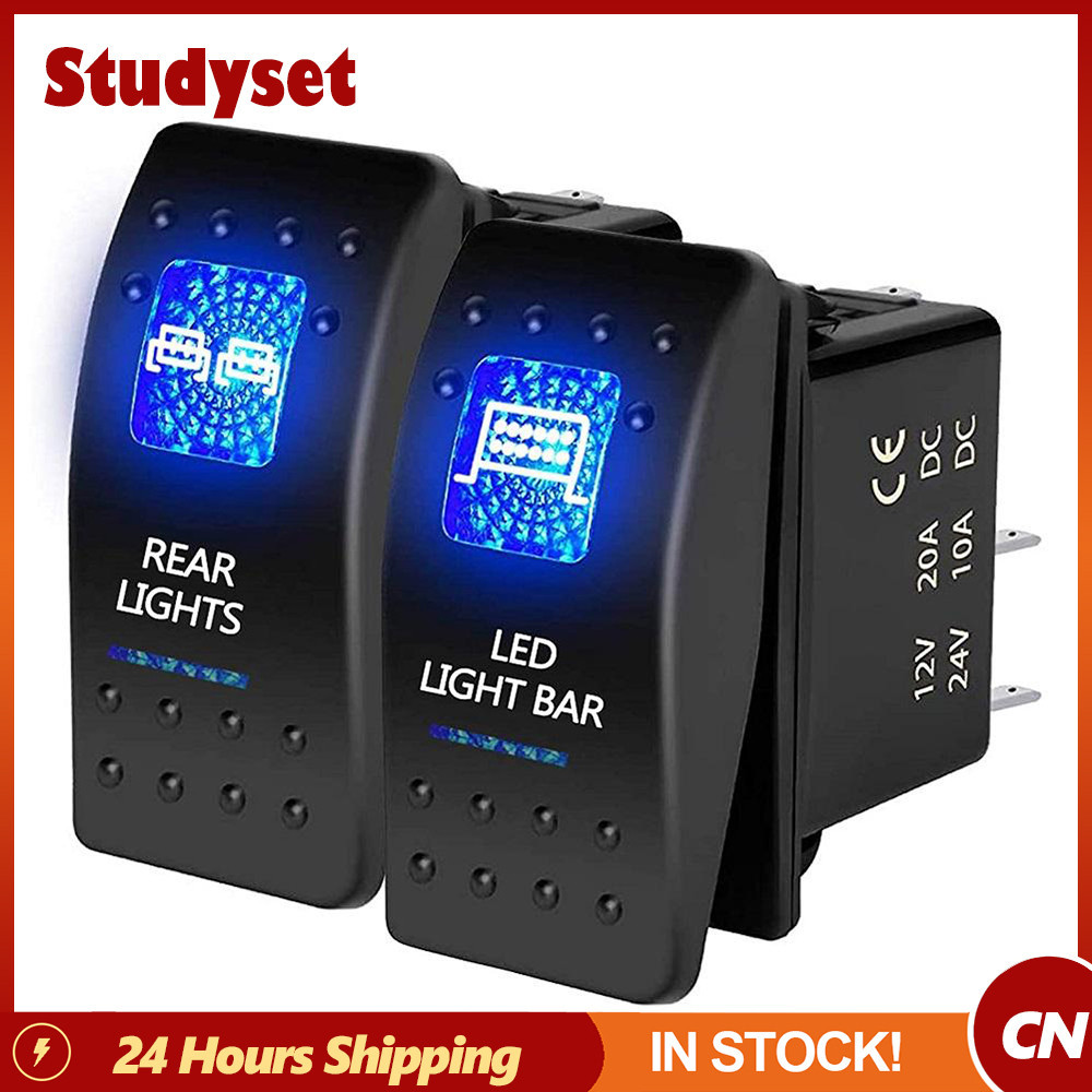 ღ1 Pair Of Modified 3-pin Rocker Switches With Jumper Wire Universal ...