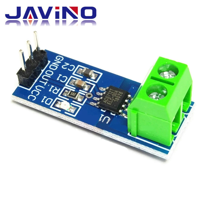 ☄Lulidin Hall Current Sensor Module ACS712 module 5A 20A 30A Hall ...