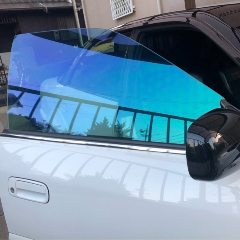 【70% Chameleon Film Purple To Blue To Green Car Tint Sticker Light Blue ...