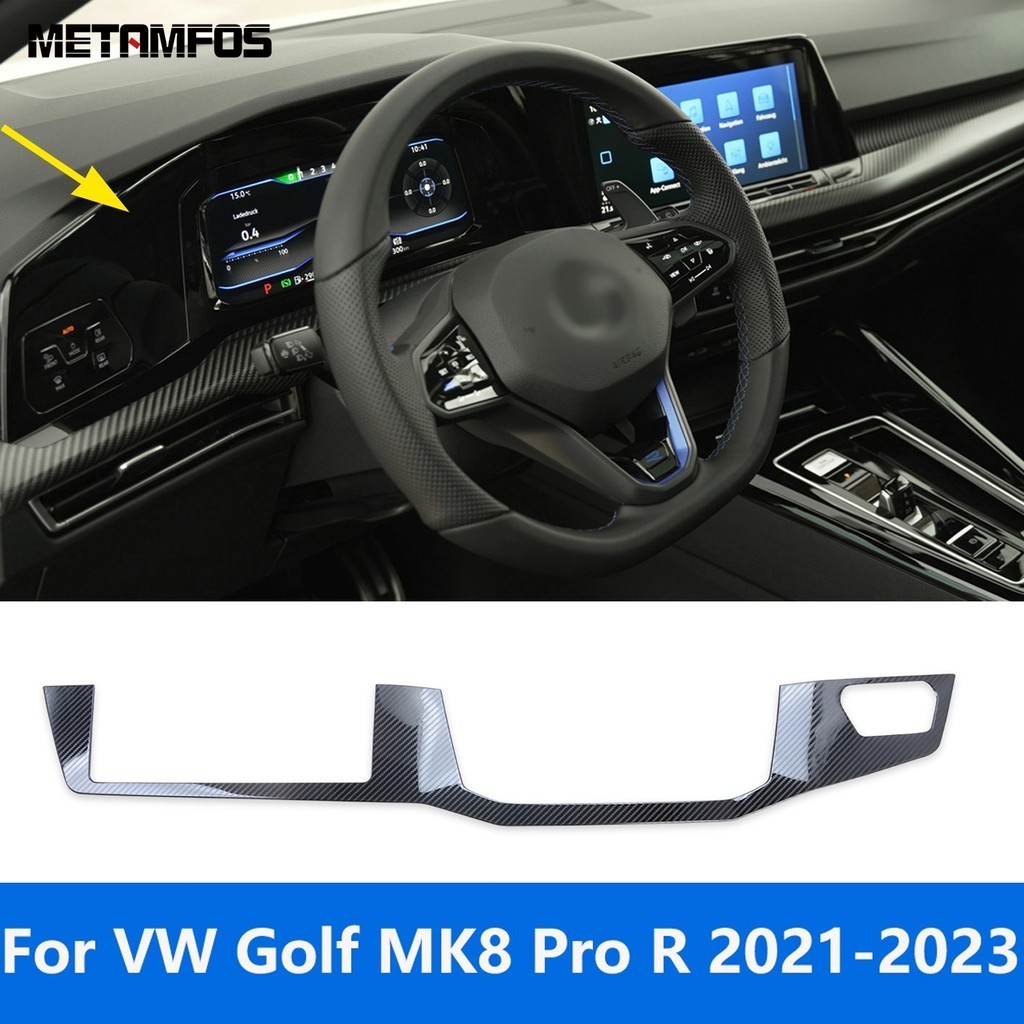 유For VW Volkswagen Golf MK8 Pro R 2021 2022 2023 Carbon Fiber ...