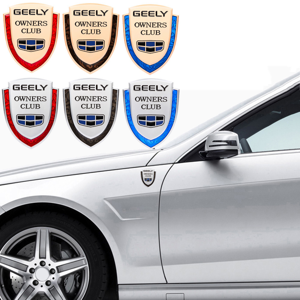 Car Side Window Rear Trunk Shield Emblem Badge Metal 3D Sticker for ...