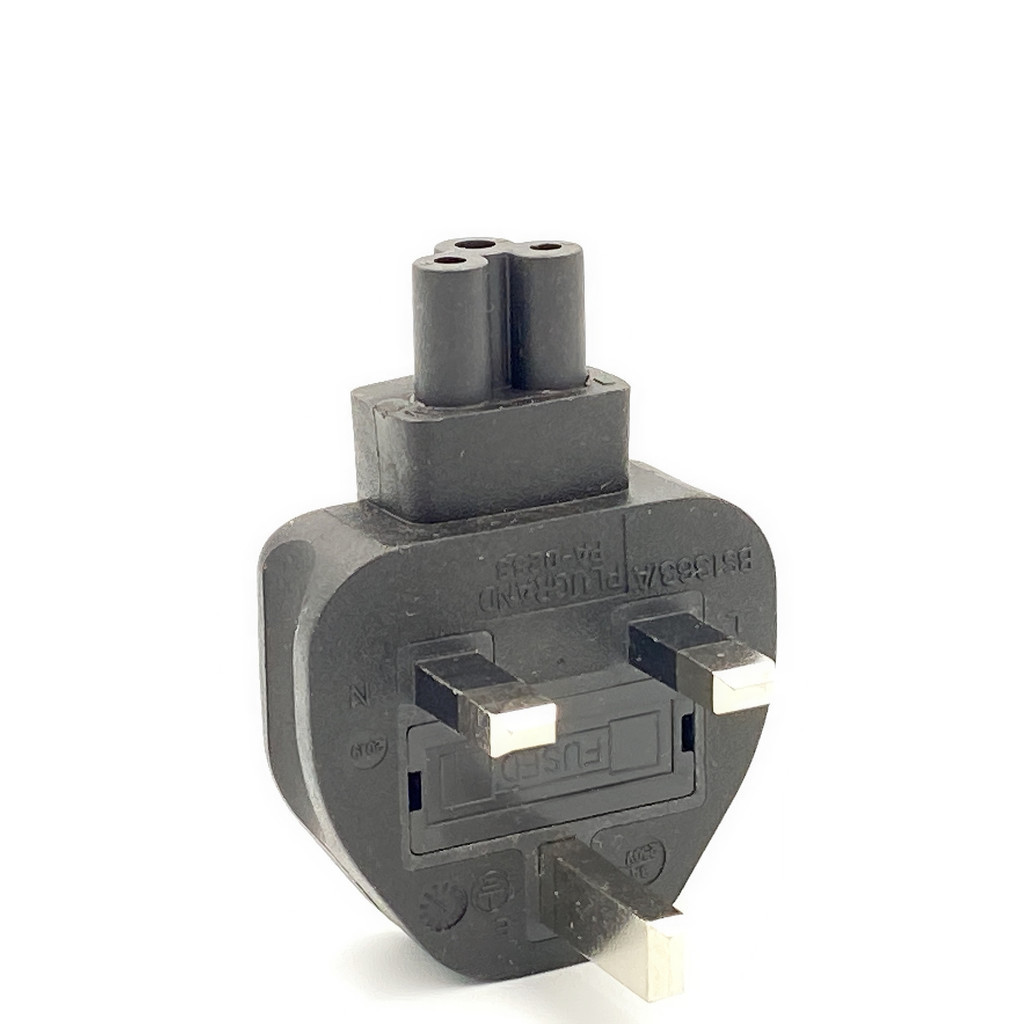 ~British standard 3-Prong Male to IEC 320 C5 AC Power Adapter,UK TO ...