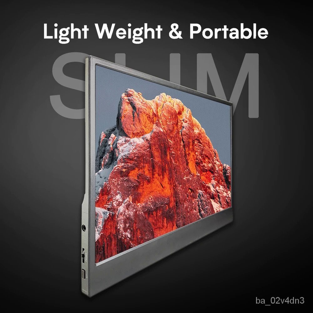 15.6” Portable Monitor 1080P IPS Screen, for Mac PC PS4 Xbox Switch RPi ...