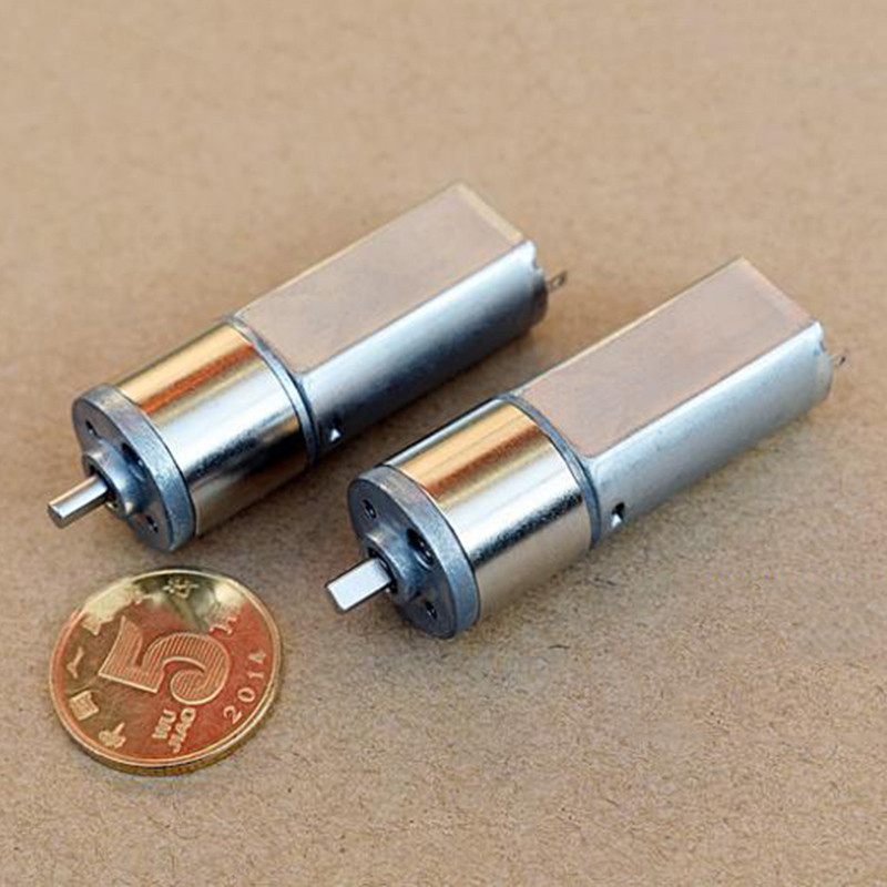 1PC DC 3V-6V 5V 58RPM Mini 16mm 050 Motor Full Metal Gearbox Gear Motor ...
