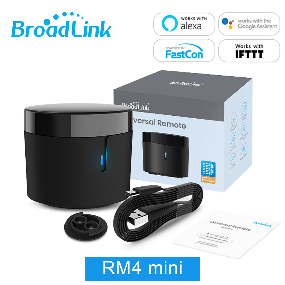 ⚡Broadlink RM4 Mini IR WiFi Universal Remote Control Smart Bluetooth ...