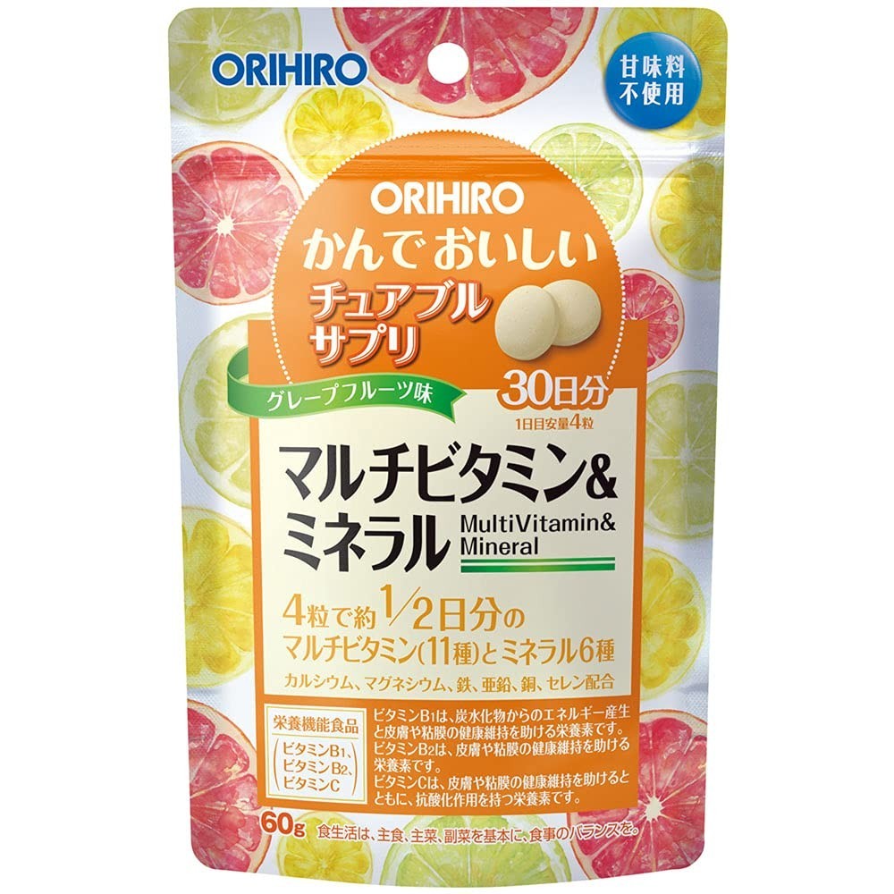 【Direct from Japan】 ORIHIRO Orihiro Delicious Chewable Supplement ...