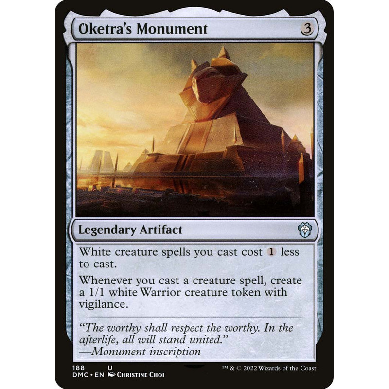 Oketra's Monument (DMC) #188 - Near Mint - Magic the Gathering MTG ...