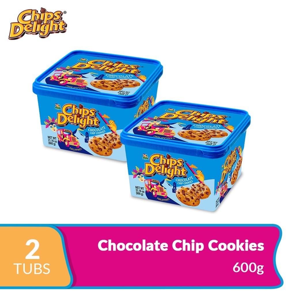 Chips Delight Regular Tub 600g (2 Tubs) | Shopee Philippines